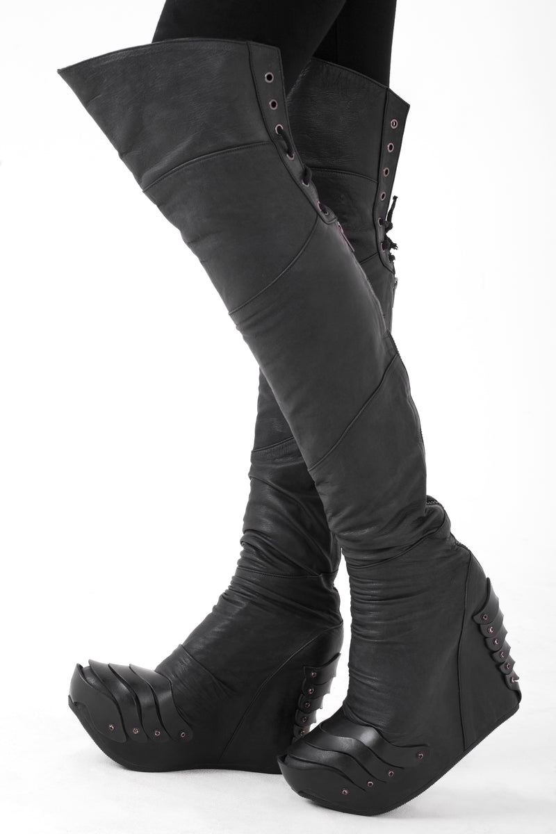 Plated Buccaneer boots – GELAREH